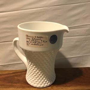 duncan miller | Dining | Rare Duncan Miller Milk Glass 64 Oz Pitcher ...
